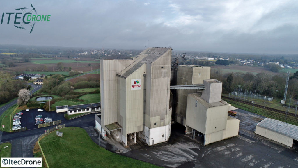 Inspection de l’usine Nutréa à Plouagat. – ItecDrone